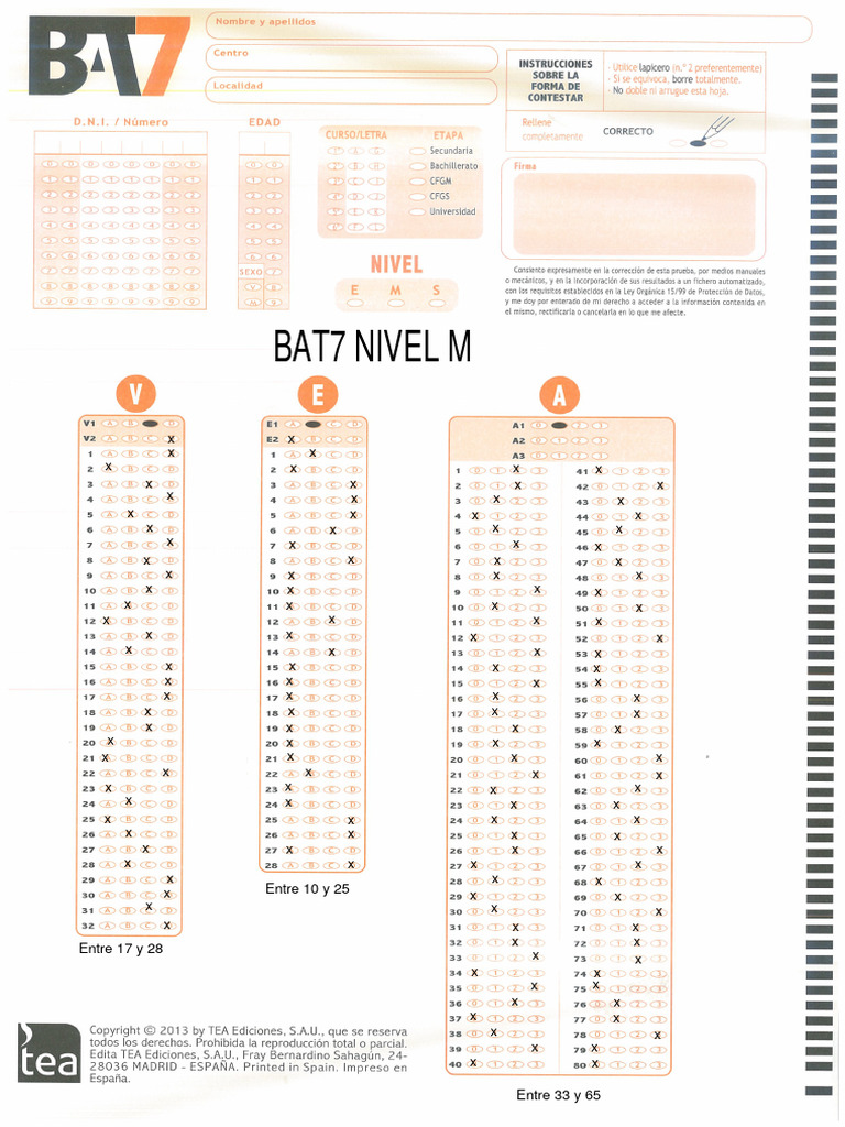 Soluciones Bat 7 M Ok | PDF