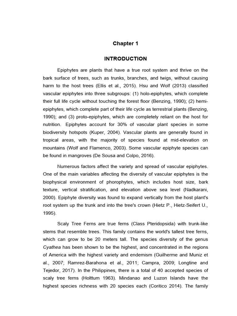 Final Chapter 1-3 | PDF | Fern | Trees