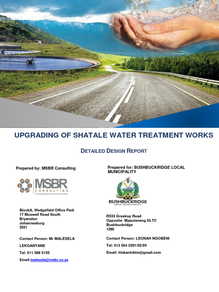 22031-C-Rep-Tec-2-001 Shatale Water Works Upgrade Updated DDR 2 | PDF ...