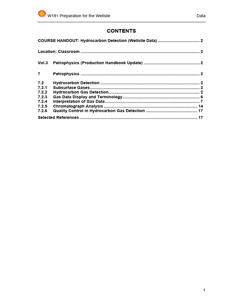 Hydrocarbon Detection | PDF | Gases | Hydrocarbons