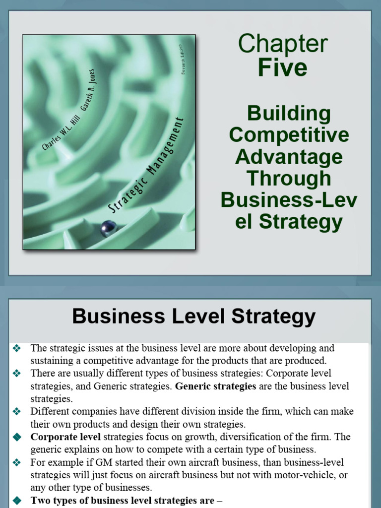 Chapter 05 | PDF | Competitive Advantage | Market Segmentation