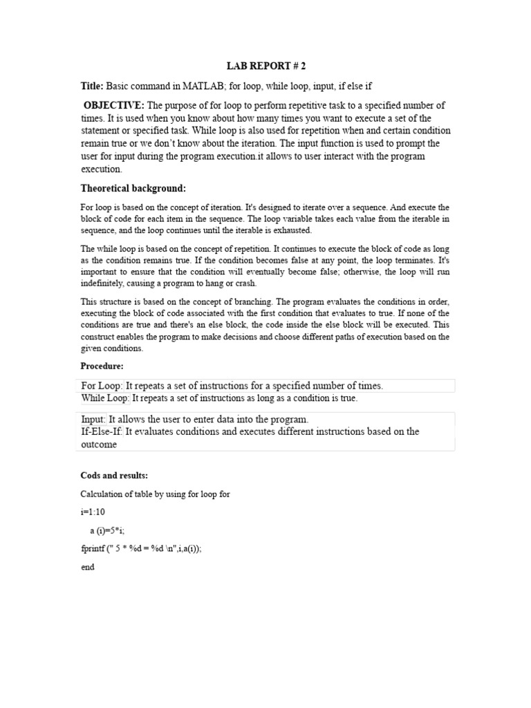Lab Report#02 | PDF | Teaching Methods & Materials | Technology & Engineering