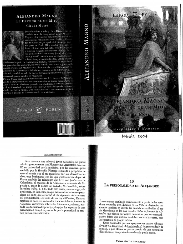 Mosse, Claude - Alejandro Magno | PDF