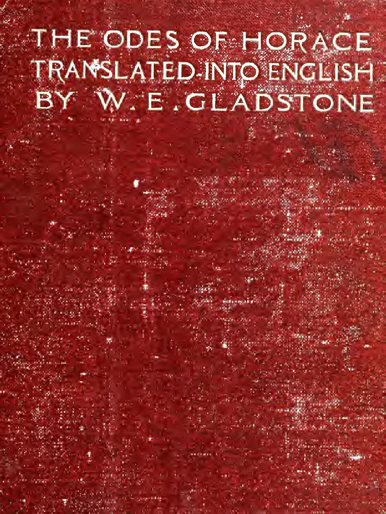 The Odes of Horace (IA Cu31924084679640) | PDF | Horace | Metre (Poetry)
