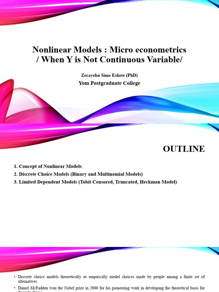 Part III - Analysis With NonLinear Models | Download Free PDF | Logistic Regression ...