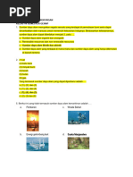 Soal Uh Ips KLS 7 SMT Ii Potensi Sda | PDF