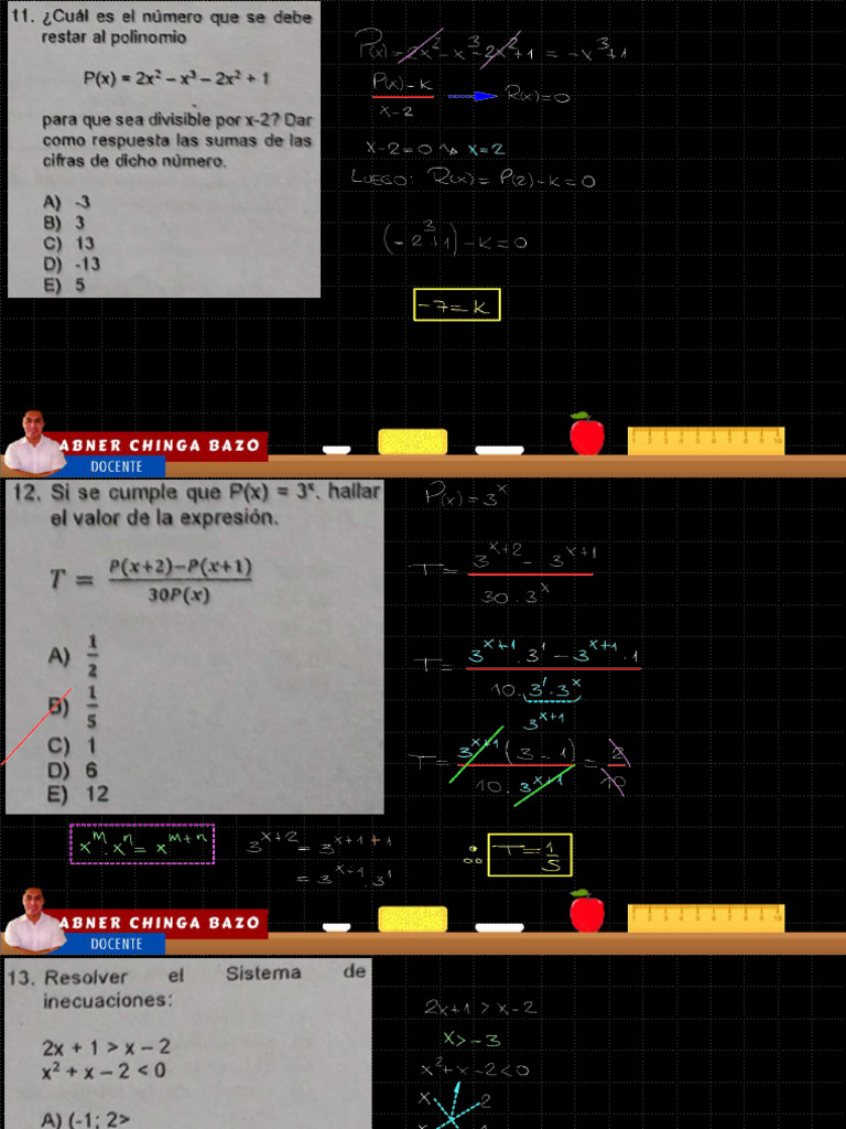 Algebra-Repaso Cpu Tipo0905 | PDF