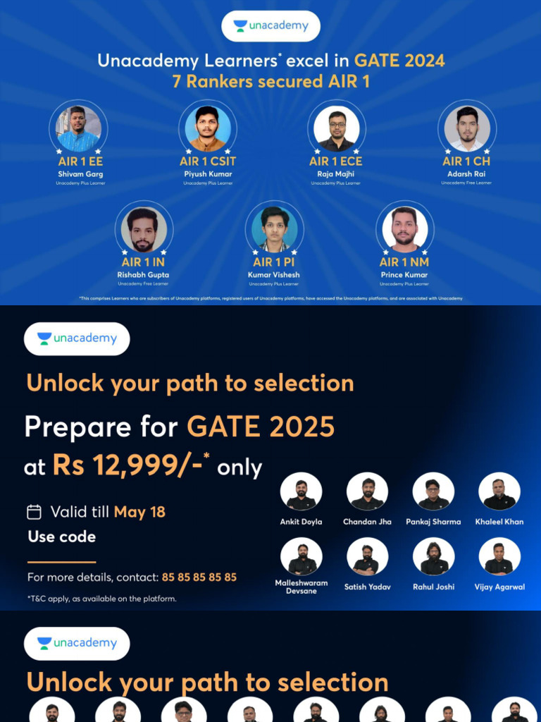 GATE - CSIT, DSAI and Placements | PDF