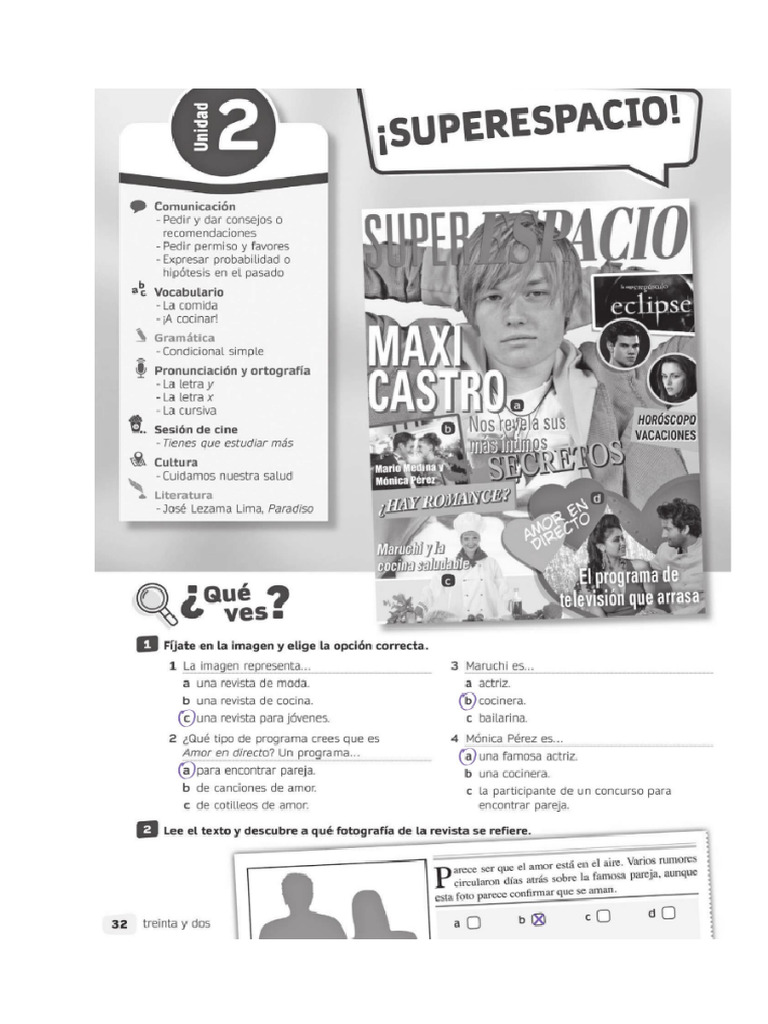 Clave 2 - Unidade 2 - 9ºgrado | PDF