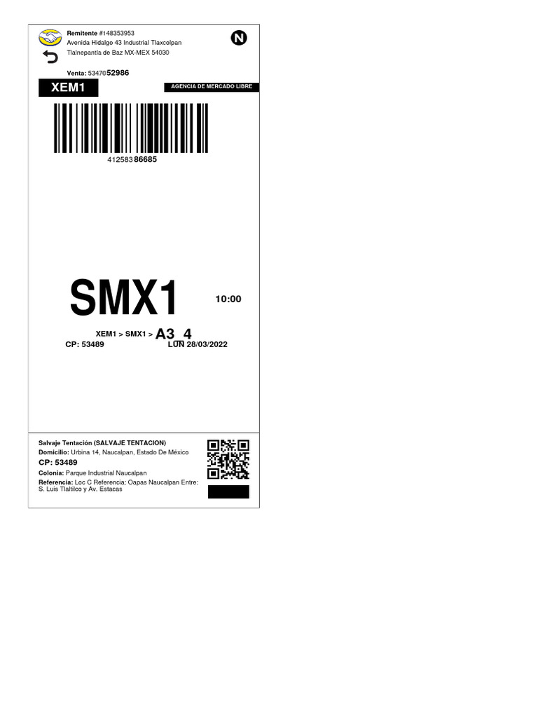 Shipment Labels 220328181412 | PDF