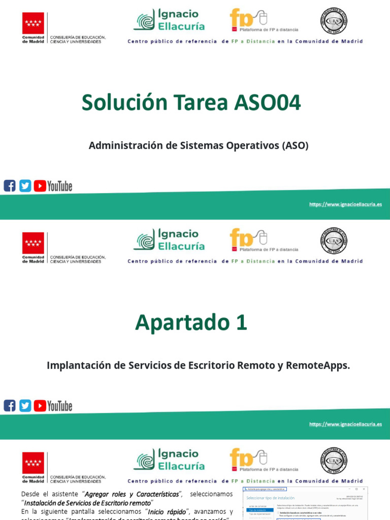 ASO04 - Solución Tarea ASO04 | PDF | Mi sql | Servidor (Computación)