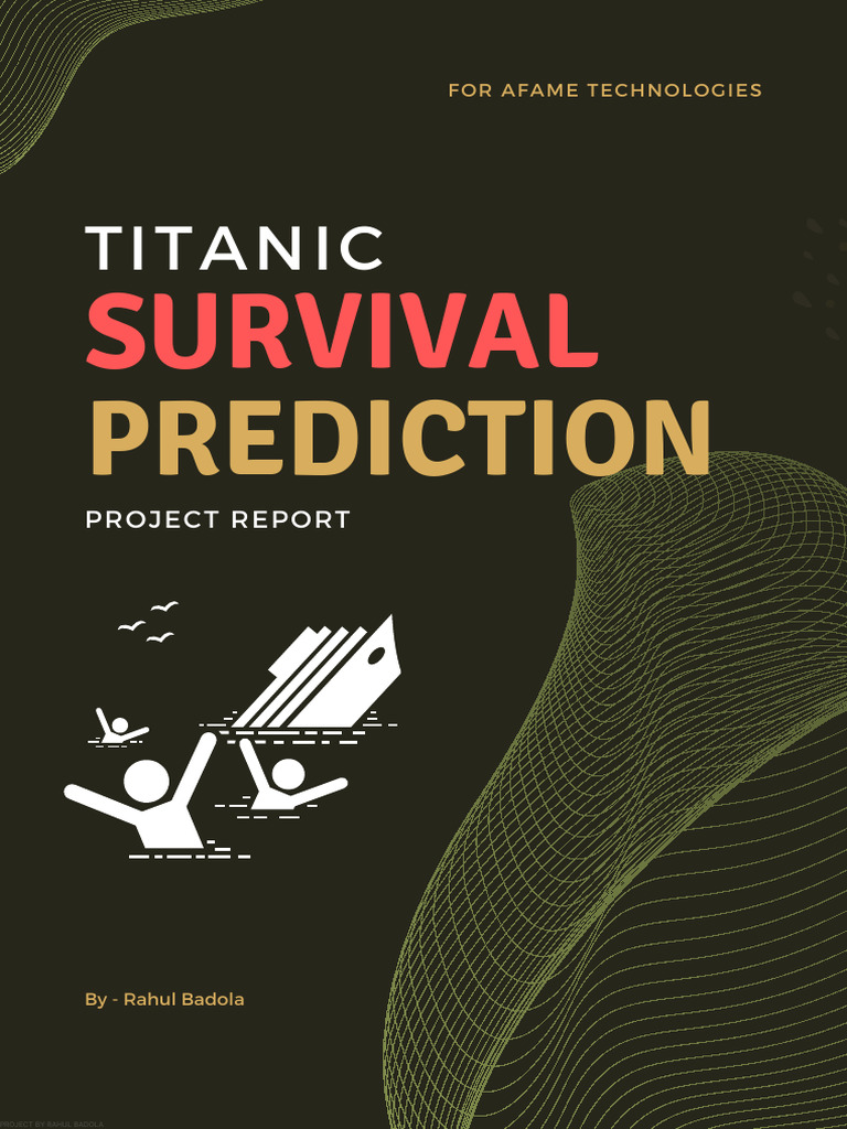 Titanic Survival Prediction | PDF | Statistical Classification ...