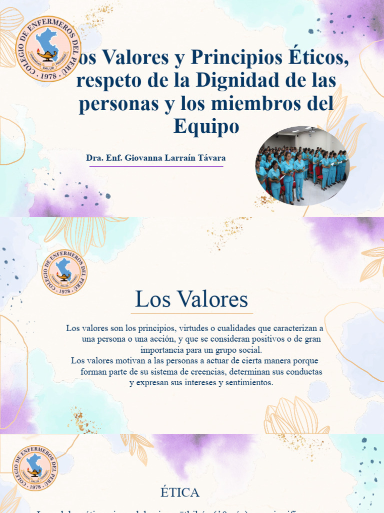 ética Y Valores En Enfermería 2025 Pdf Enfermería Moralidad