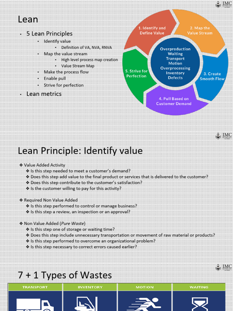 Lean Fundamentals | PDF | Lean Manufacturing | Production And Manufacturing