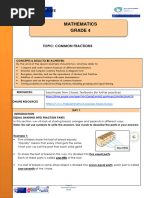 Grade 4 Mathematics Project Term 3 2024 - 051352 | PDF | Elementary ...