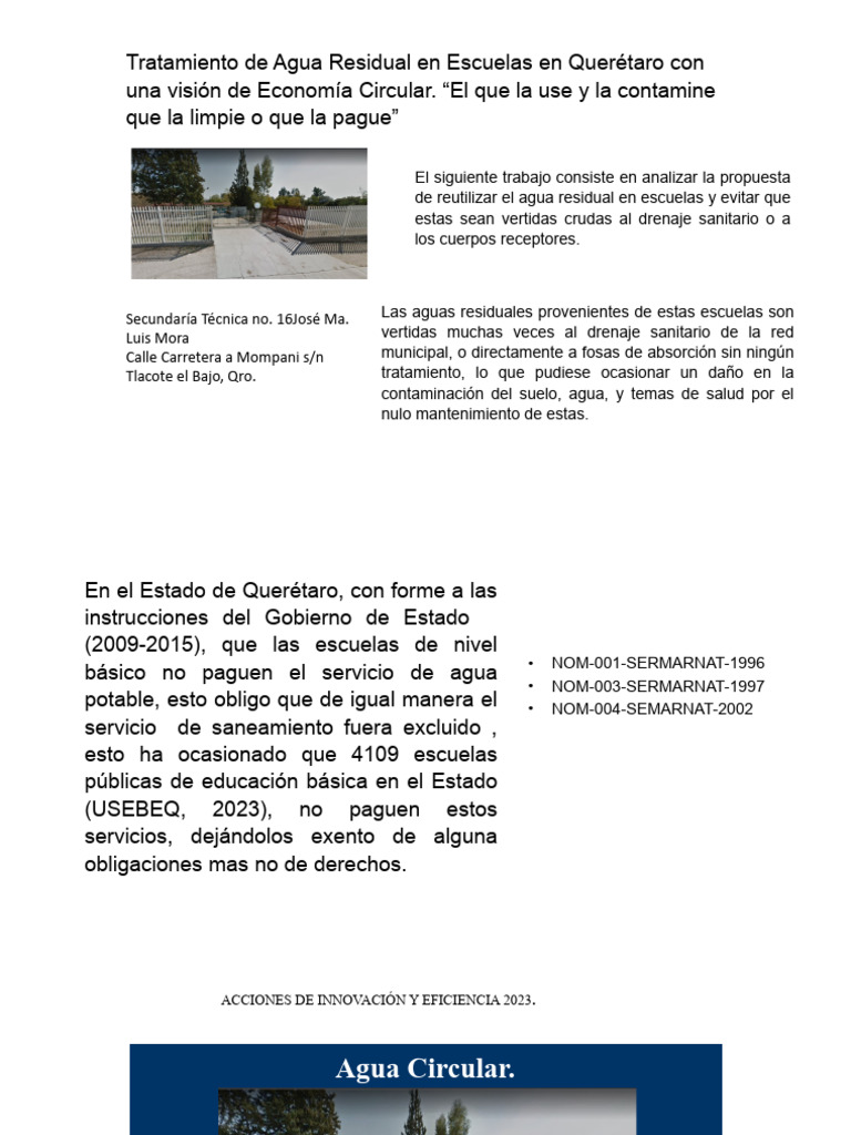 Presentacion Ruben Negrete Urban | PDF | Saneamiento | Agua