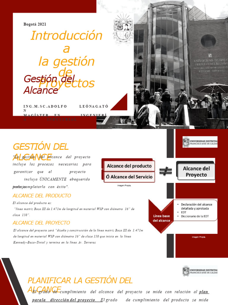 Gestion del alcance del proyecto | PDF