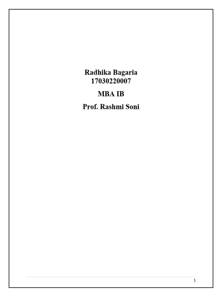 007 - Radhika Bagaria | PDF | Investment Fund | Investing