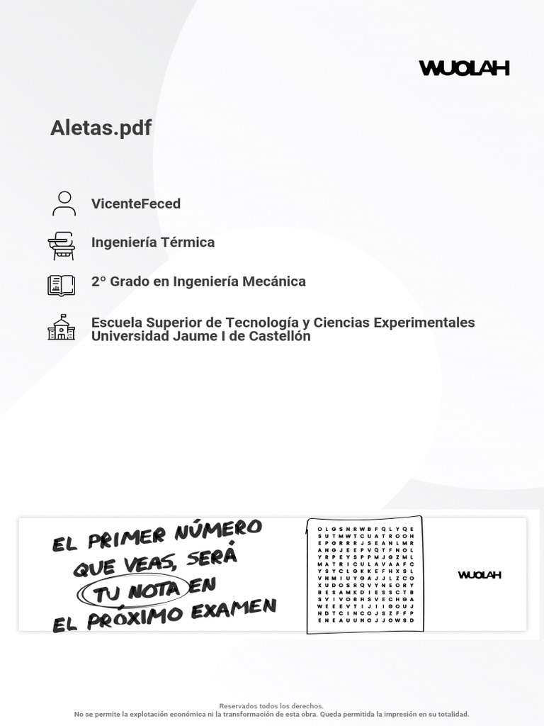 Aletas | PDF | Ingeniería