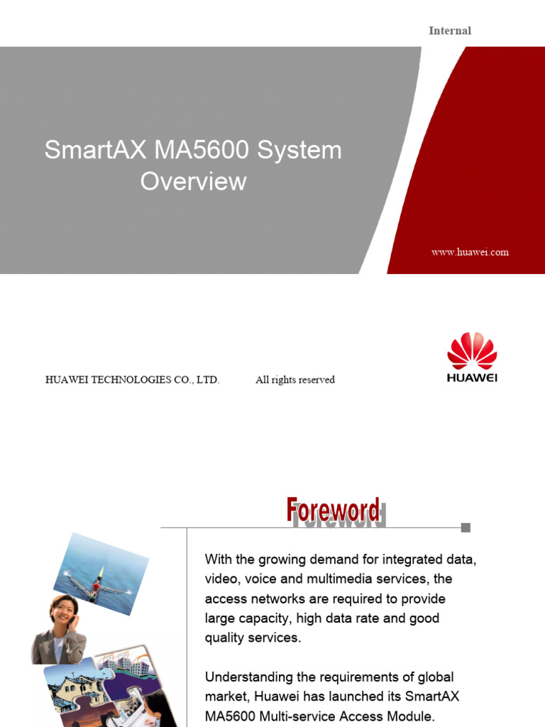 SmartAX MA5600 Training Guide | PDF | Digital Subscriber Line ...