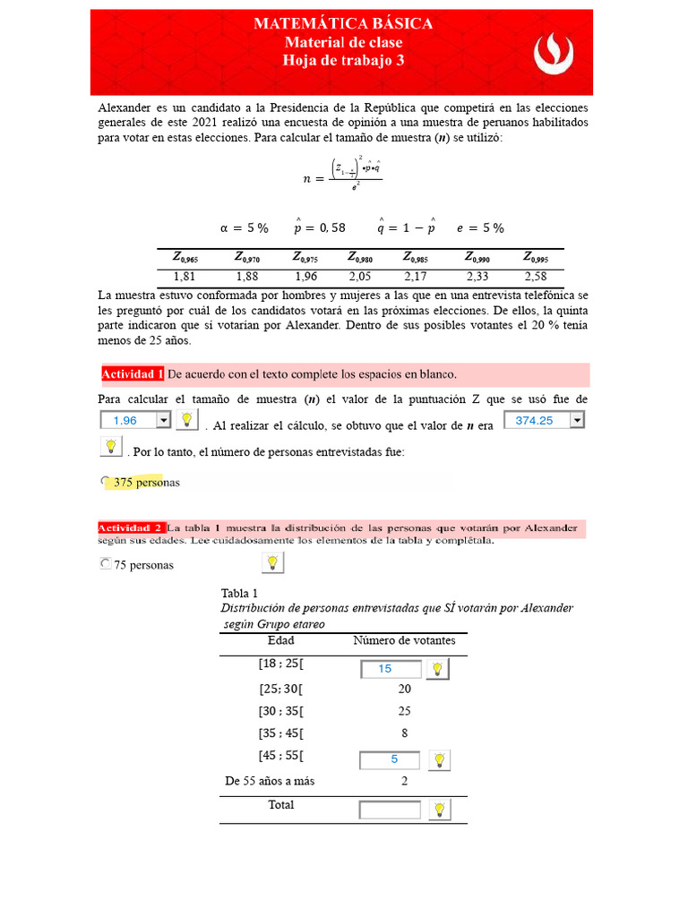 Hoja Interactiva 3 (1) .Docm | PDF