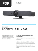 Logitech Rally Bar Mini: Data Sheet | PDF | Microphone | Usb