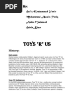 Swot Analsis For Toys R Us Punita | PDF | Retail | Strategic Management