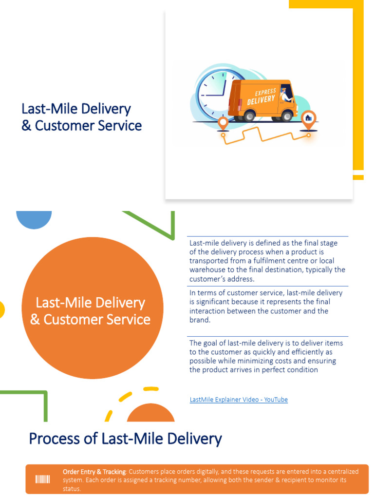 Last-Mile Delivery & Customer Service | PDF | Delivery (Commerce ...