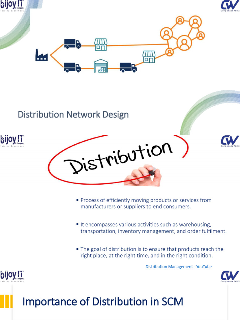 Distribution Network Design Pdf Supply Chain Economies