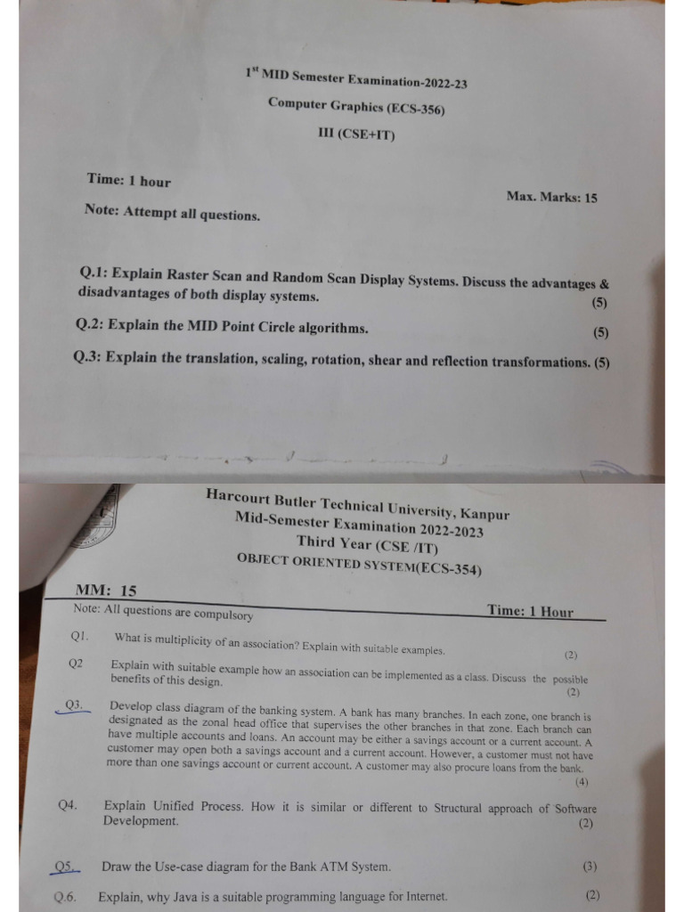 2022-23 Mse-1 Sem6 | PDF