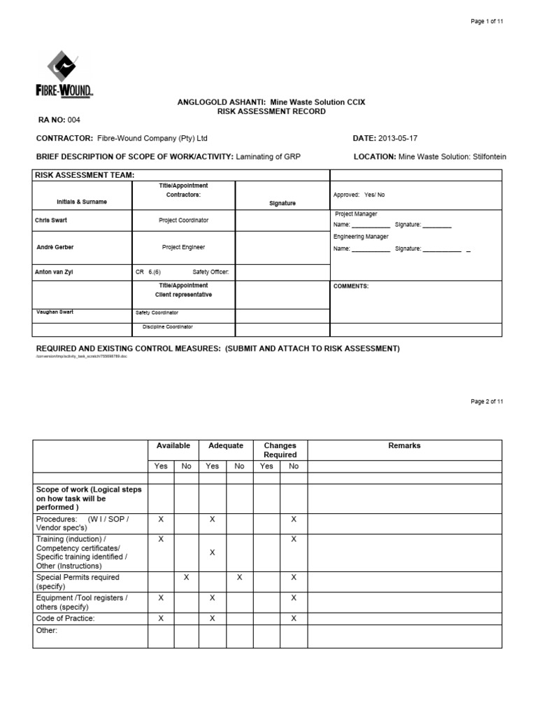213 Laminating of GRP | PDF | Personal Protective Equipment | Risk
