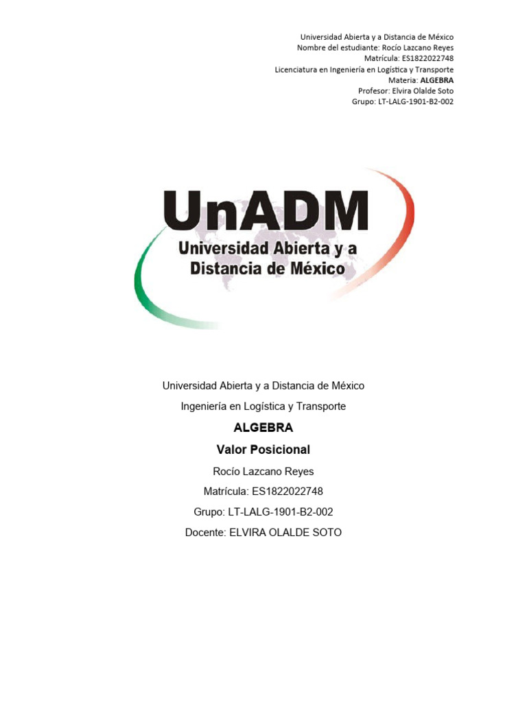 Lalg U1 A1 Rolr | PDF | Número Real | Número racional