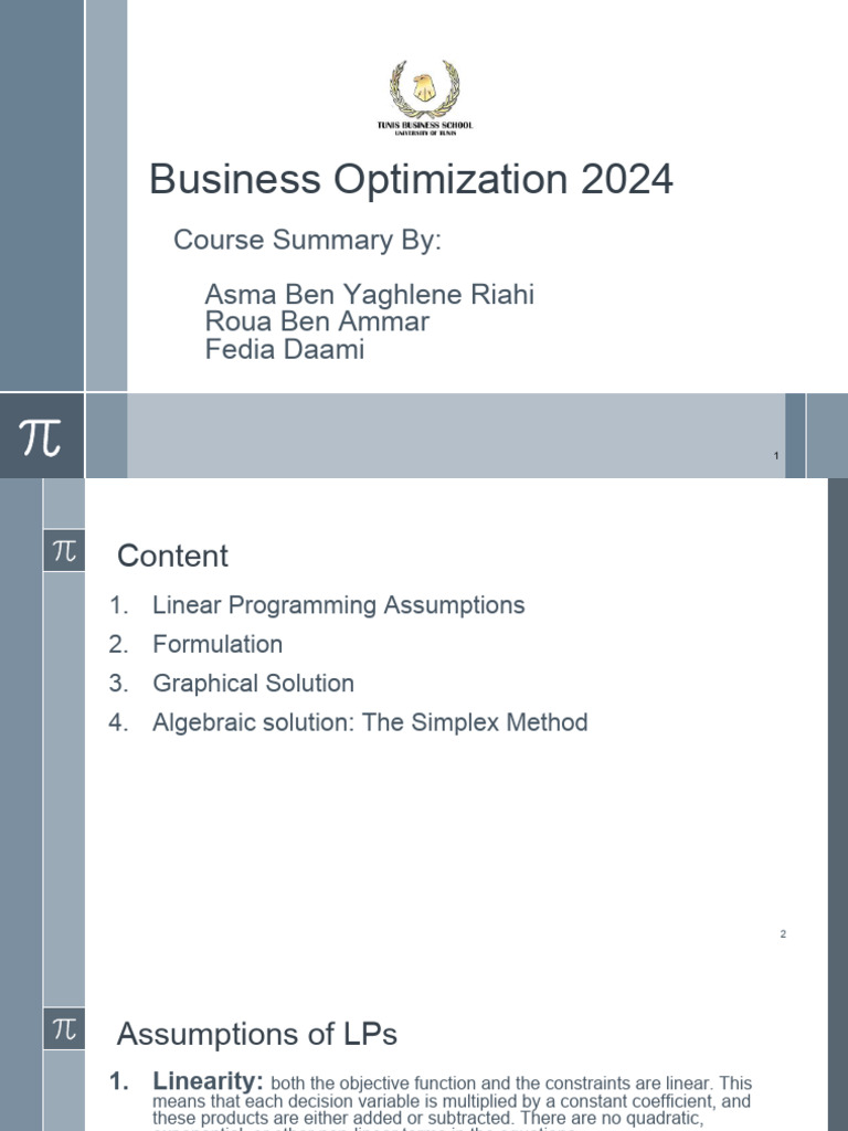 Midterm Resume | Download Free PDF | Mathematical Optimization | Linear Programming