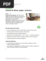 Rock Paper Scissors - Microsoft MakeCode | PDF | Areas Of Computer Science | Computing