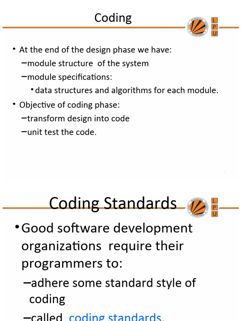 8.coding Standards and Code Review Techniques | Download Free PDF | Computer Programming ...