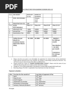 Proposed Fee Structure 2025 26 | PDF