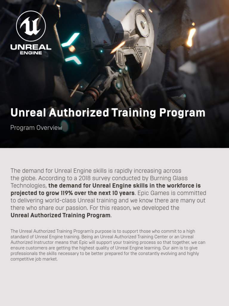 Unreal Engine Training Program Guide | PDF | Curriculum | Learning