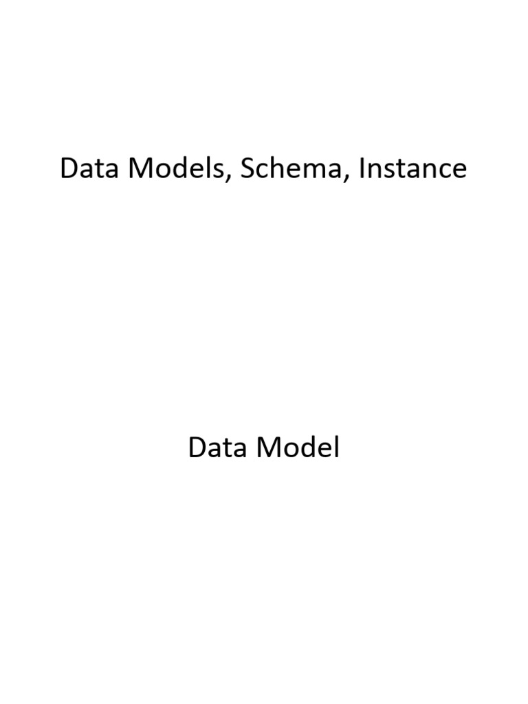 5-Class 3 - Data Model, Schema, Independency and DBMS Language-28-04-2023 | PDF