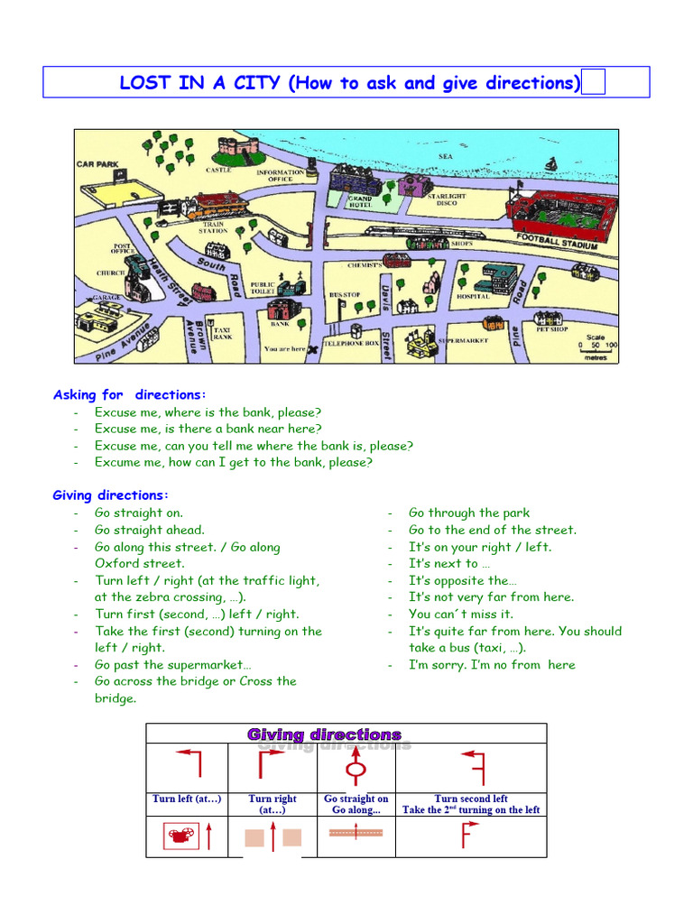 5 GRADE Giving-Directions | PDF | Transport