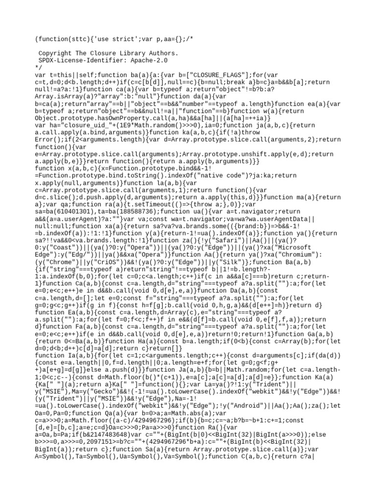 Closure Library JavaScript Functions | PDF | Metalogic | Algorithms