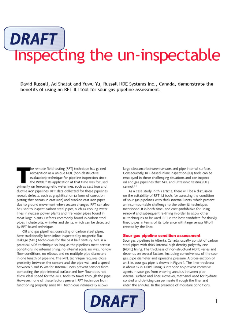 Inspecting The Un Inspectable World Pipelines Fall 2012 | PDF | Pipe ...