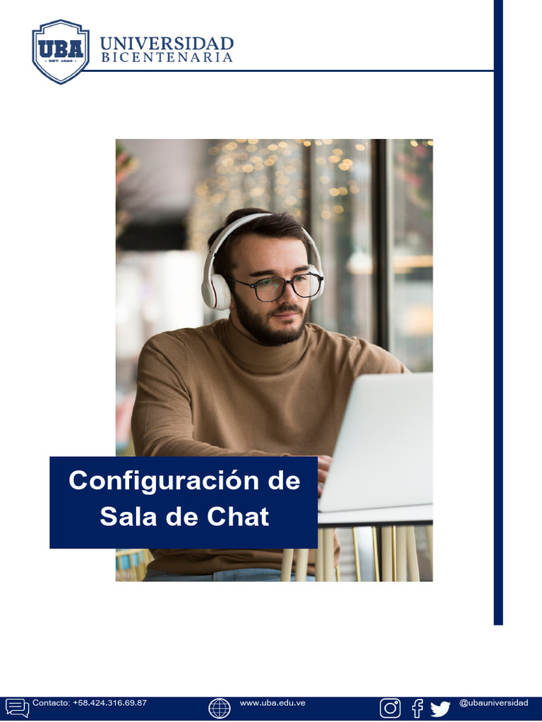 Guía para Configurar Sala de Chat UBA | PDF