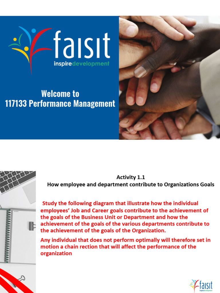 Performance Management Presentation Learner Pdf Performance