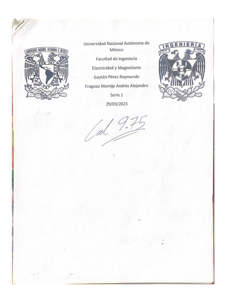 Serie 1 Fragoso Memije | PDF