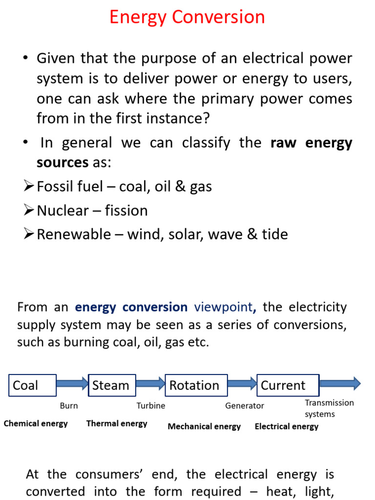 Energy Sources and Conversion Methods | PDF | Fuels | Nuclear Power