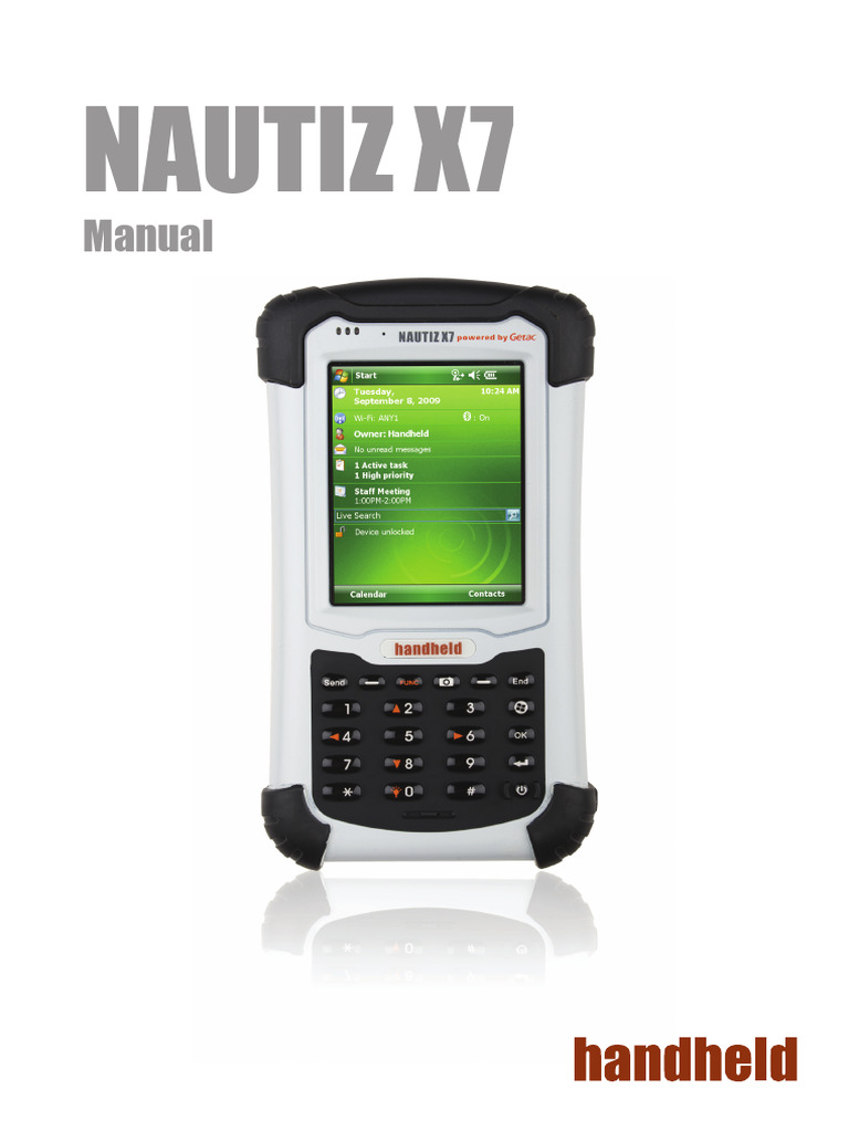 NAUTIZ X7 Manual 1.0 | PDF | Microsoft Windows | Menu (Computing)