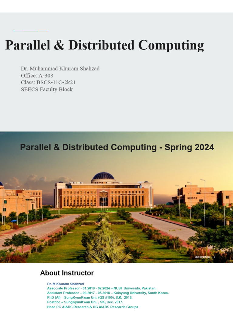 W01-L01 Introduction To Distributed Computing | PDF | Grid Computing | Replication (Computing)