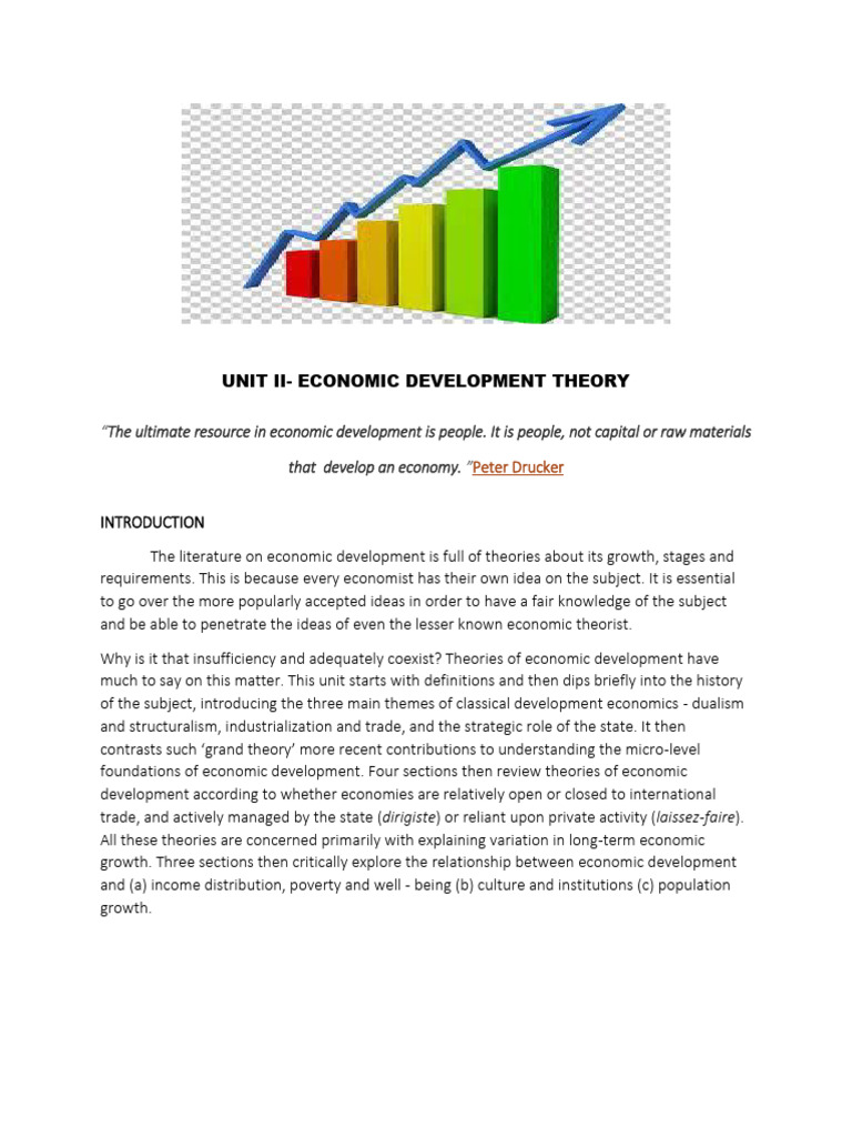 Unit Ii | PDF | Economic Growth | Economics
