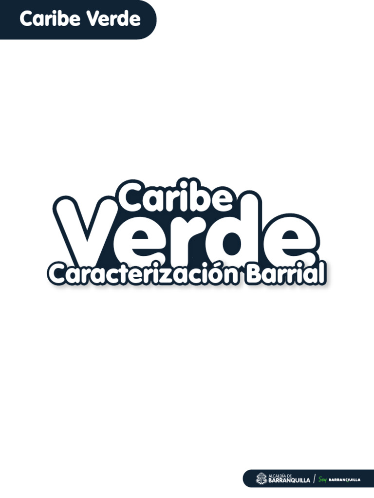 Caracterización del Barrio Caribe Verde | PDF | Infraestructura