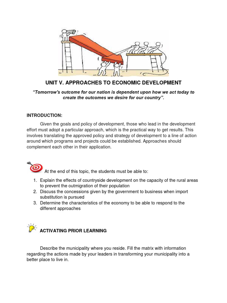 Approaches to Economic Development Strategies | PDF | Cooperative | Poverty